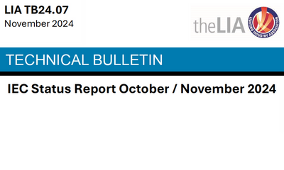 LIA TB24.07- IEC Status Report - November 2024.pdf | At The Heart of ...