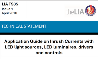 LIA TS35 - Application Guide on Inrush Currents with LED light sources ...